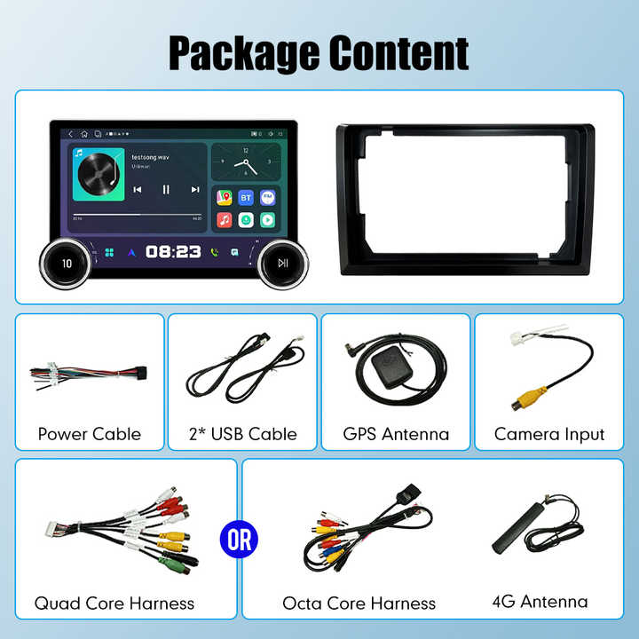 DIAMOND 2K Qled Screen - 10.1/10.33/11.5/11.8 Inch Car Stereo