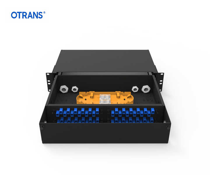 Fiber Optic Patch Panel - 2U 19inch 96 Ports SC/LC