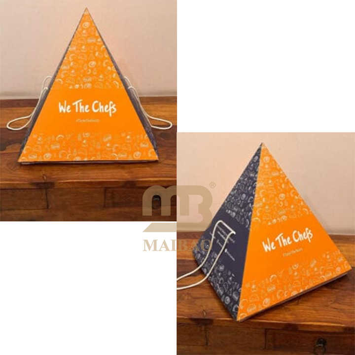 Pyramid Shape Box Platter - Custom Catering Solution