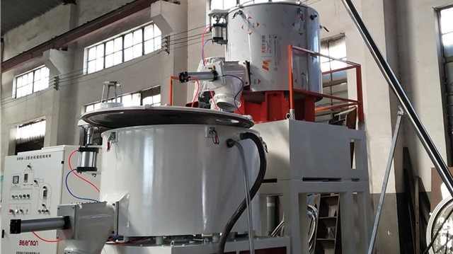 SHR800A vertical plastic PVC powder mixer 800L industrial heated raw ...