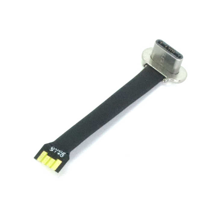 Up Angle Type-C FPC to 4pin FPC Flat Wire Adapter - Fast Charging