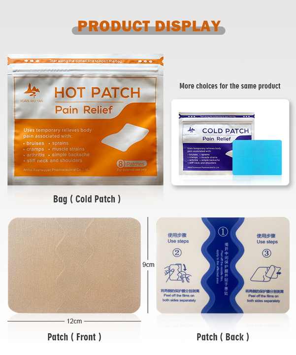 Wholesale Bulk Supplier Pain Relief Patch for Body and Back Chinese ...