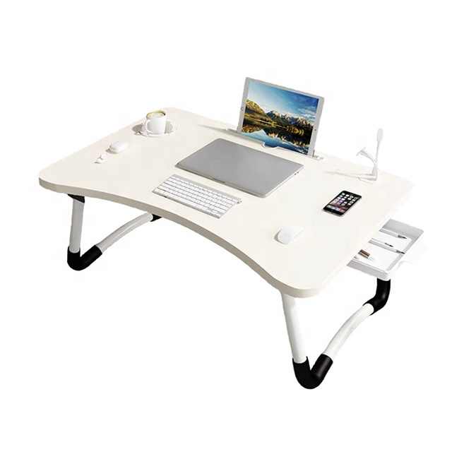 Portable Mini Foldable Bed Table for Laptop - Modern & Eco-friendly
