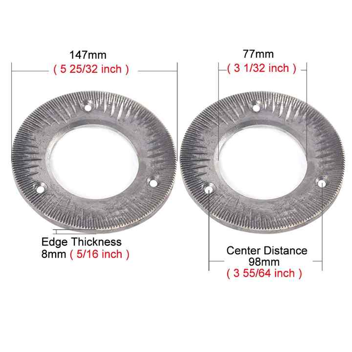 Grain Grinding Machine Plates Electric Corn Grinding Machine Disc 2PCS ...