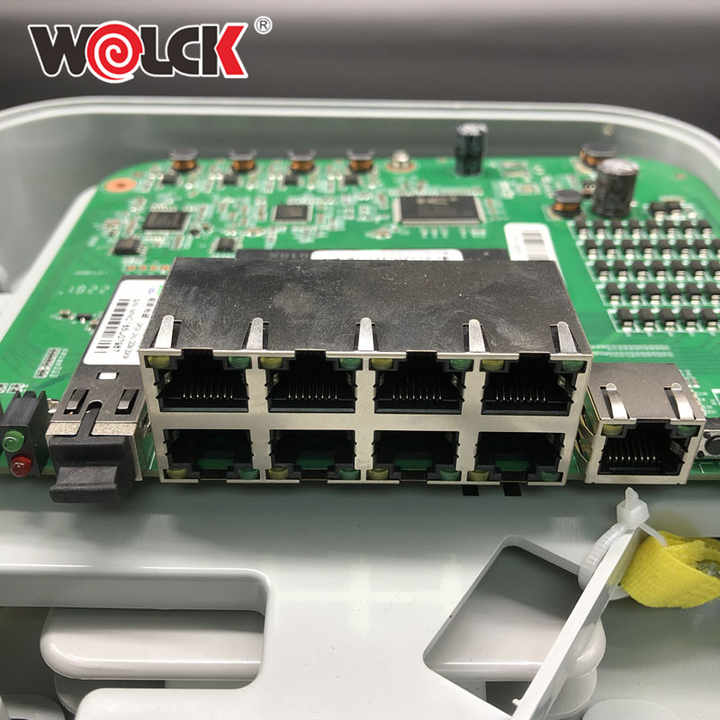 Waterproof Outdoor 8FE Reverse GPON ONU POE ONU RJ45
