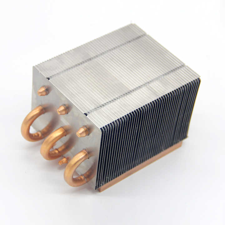 design Custom High Power COB aluminum fins Copper heat conductor pipe ...