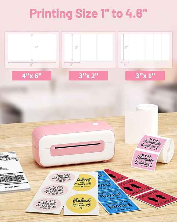Phomemo PM246S - Portable Label Printer for Efficient Waybill Labeling