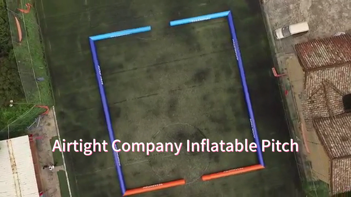 22X17m giant football court airtight style portable inflatable 3V3 ...