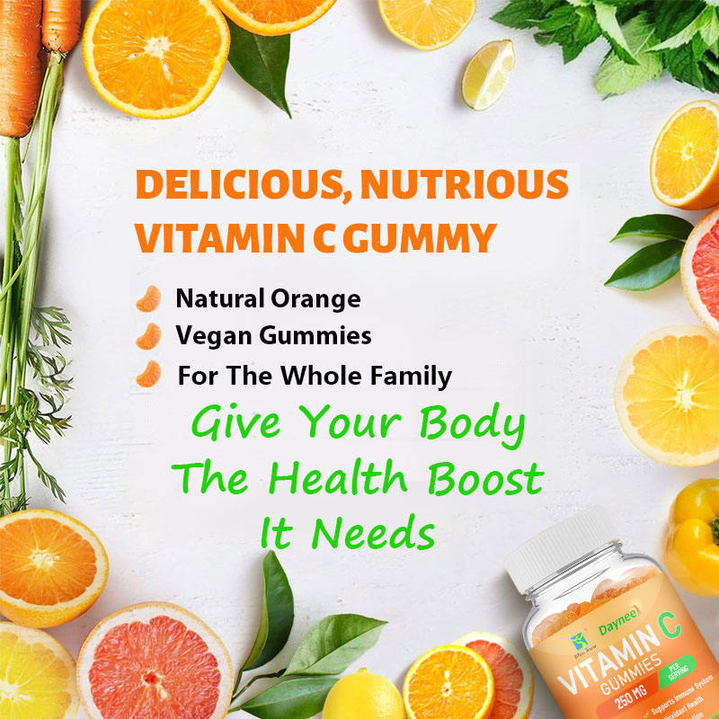 Private Label ISO HALAL HACCP Certified Vitamin C Gummies High Quality ...