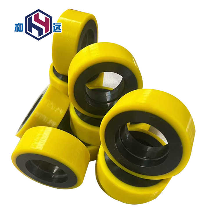 Heavy Duty Steel Polyurethane Industrial Guide Wheel Polyurethane ...