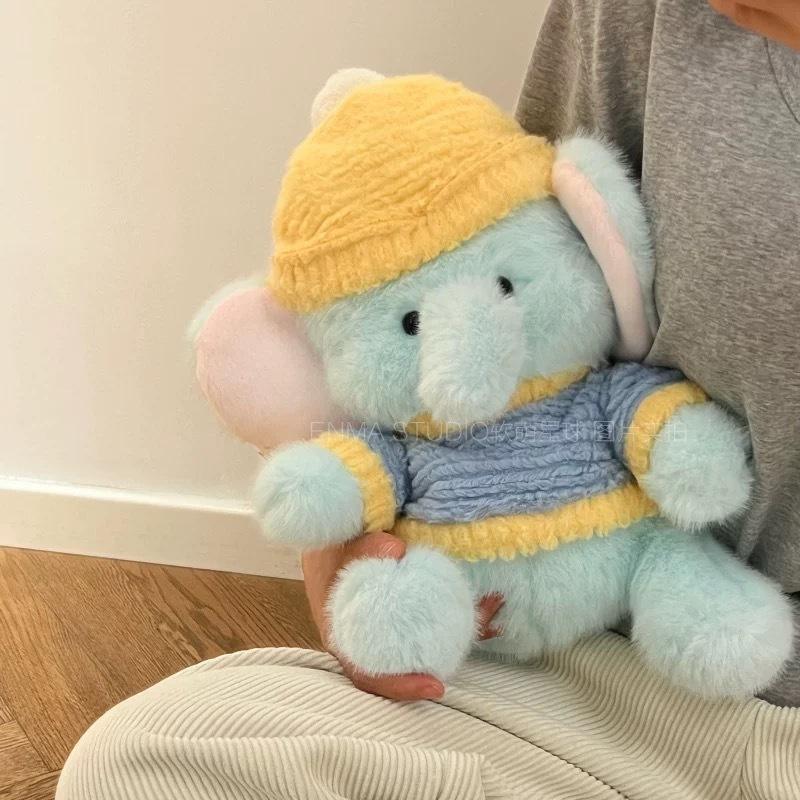 Super Soft Cute Little Elephant Tata Plush Toy PP Cotton Filling Mesh ...