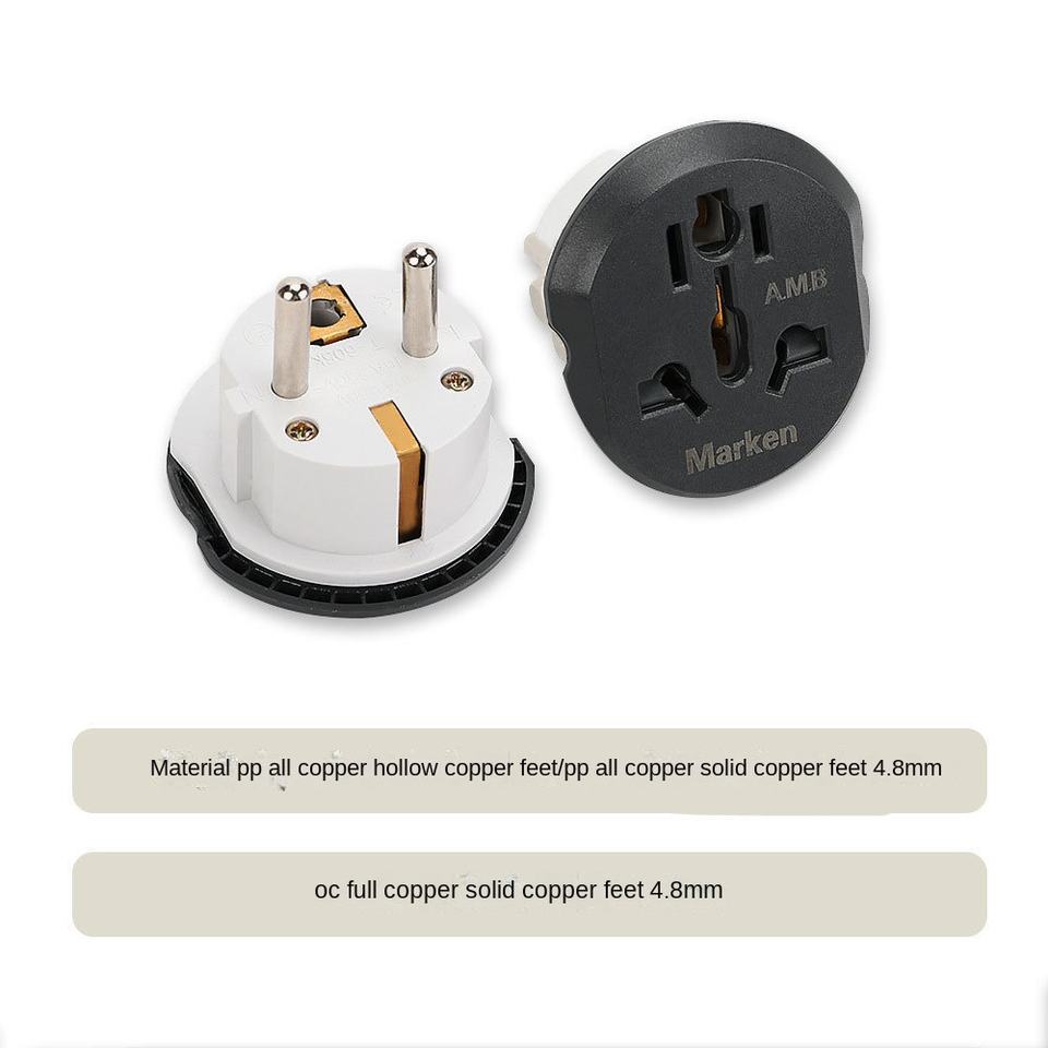 World Multinational National Standard Travel Plug Adapter ABS 110-250V ...
