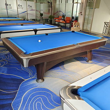 American Billiards Nine-Ball Pool Table 9ft Billiard with Slate Cushion ...