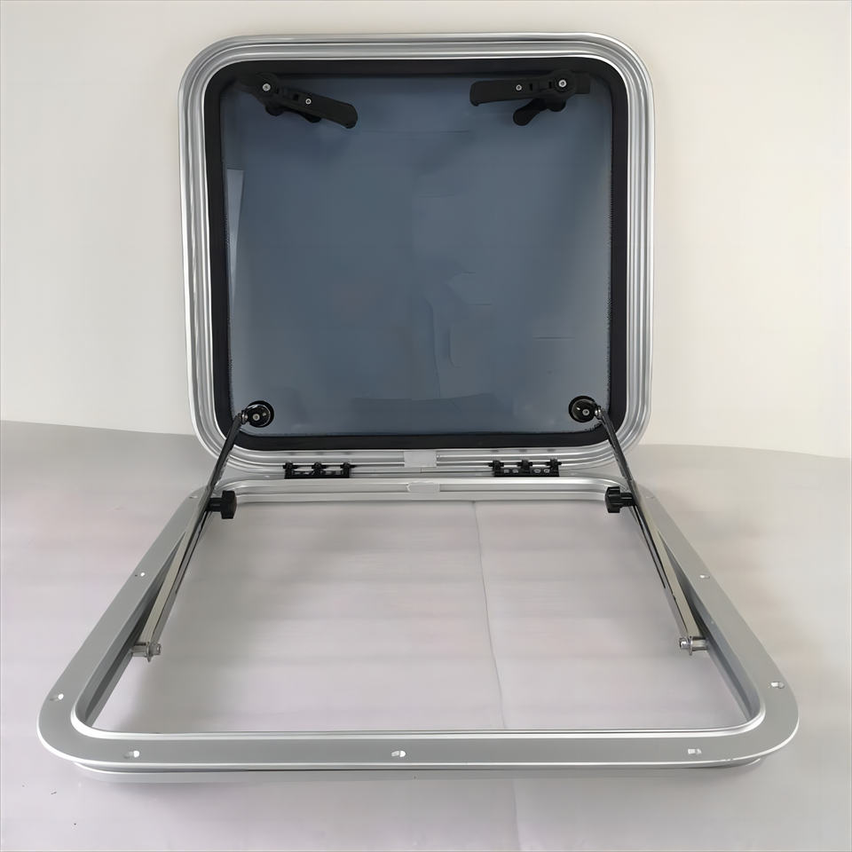Aluminum Boat Square Hatch Porthole Window Tempered Glass 8 Sizes ...