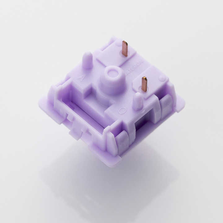 Customize POM Stem Clear Linear Keyboard Switch 5 Pin Purple Mechanical ...