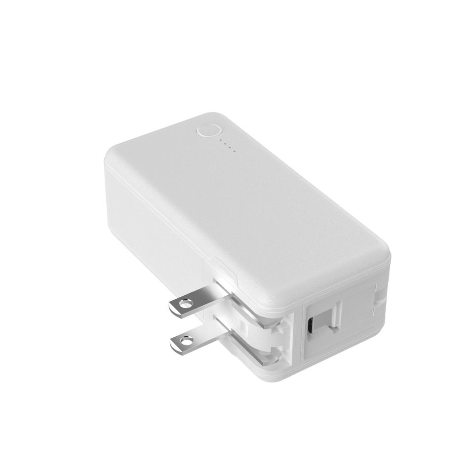 2025 New 2-in-1 Plug-in Power Bank with Built-in AC Plug & Extended ...