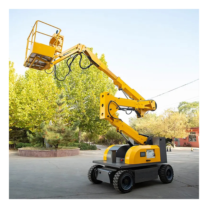 12m 14m 16m 18m Cherry Picker Trailer Truck Mounted Boom Lift Car Crane ...