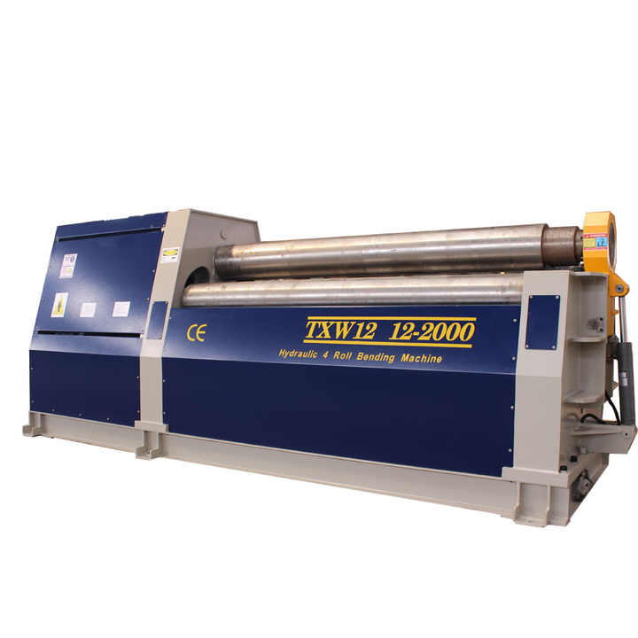W12 CNC Four Roller Plate Rolling Machine Automatic Hydraulic Roller ...