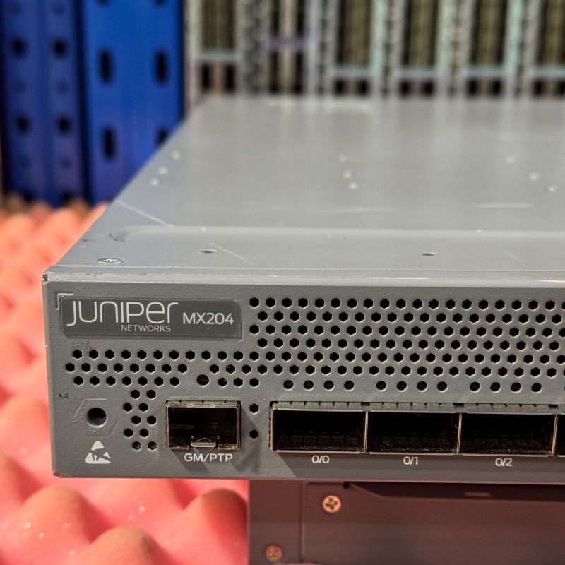 Original Used Juniper MX204-HW-BASE POE Switch with 12 Ports 10/100 ...