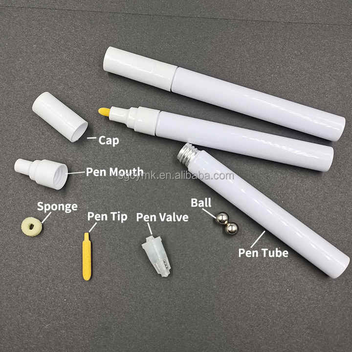4.5mm Empty DIY Paint Marker Empty Aluminum Tube Marker Without Ink ...