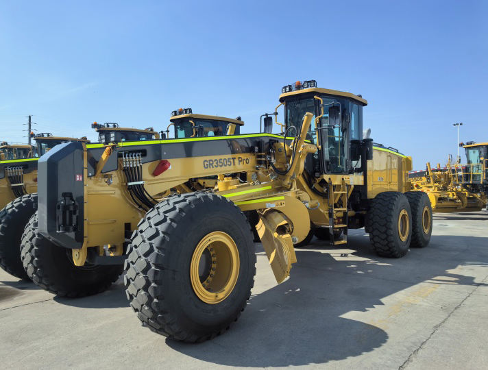 GR3505T Pro Motor Grader With Blade Hydraulic Mining Motor Graders with ...