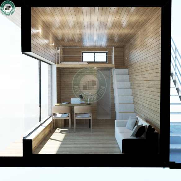 Detachable Container Cabins - Versatile Tiny Homes