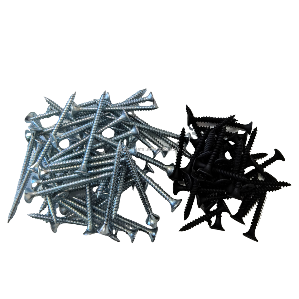 China Production Rust-Proof 16mm 50mm Black Drywall Screws Galvanized ...