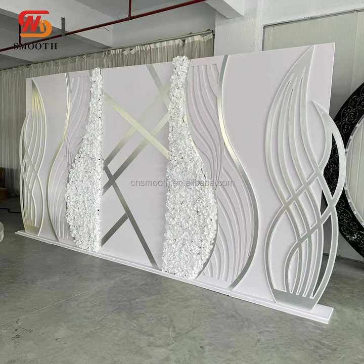 Hot Selling Luxury Wedding Stage Decoration Arch Backdrop With Flowers ...