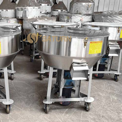 Saturn 200kg Stainless Steel poultry Feeding Mixer Processing Grain Grinder Machine Animal Feed ...