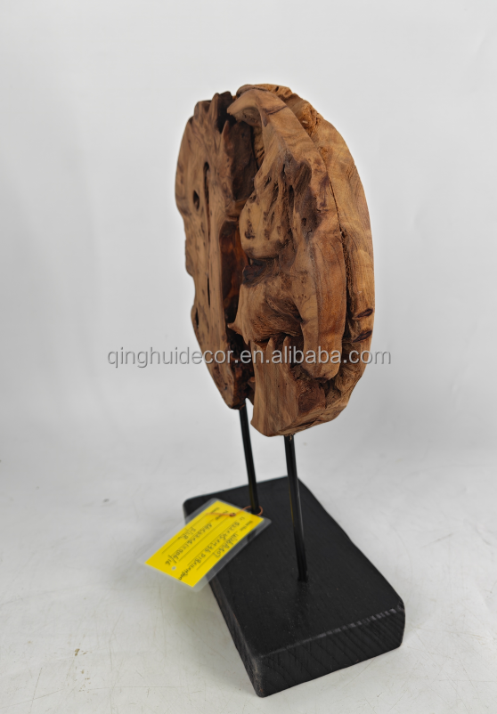 Factory Made Wooden Sculpture in Natural for Home Decoration Table ...