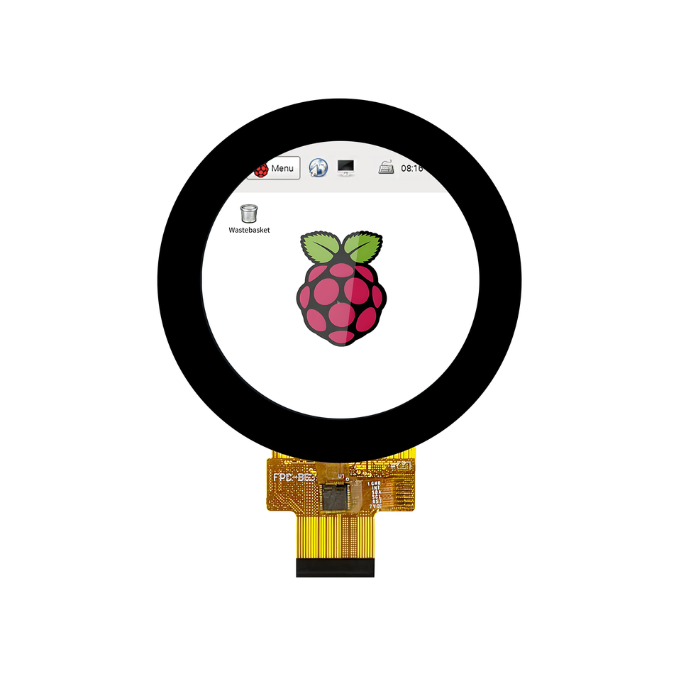 MIPI Hmi Display 2.1Inch 480*480 TFT Round LCD Screen Raspberry Pi with ...