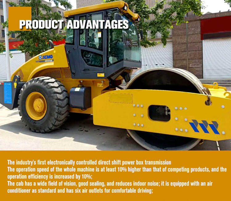 New product factory direct sale earthmoving machinery double steel ...