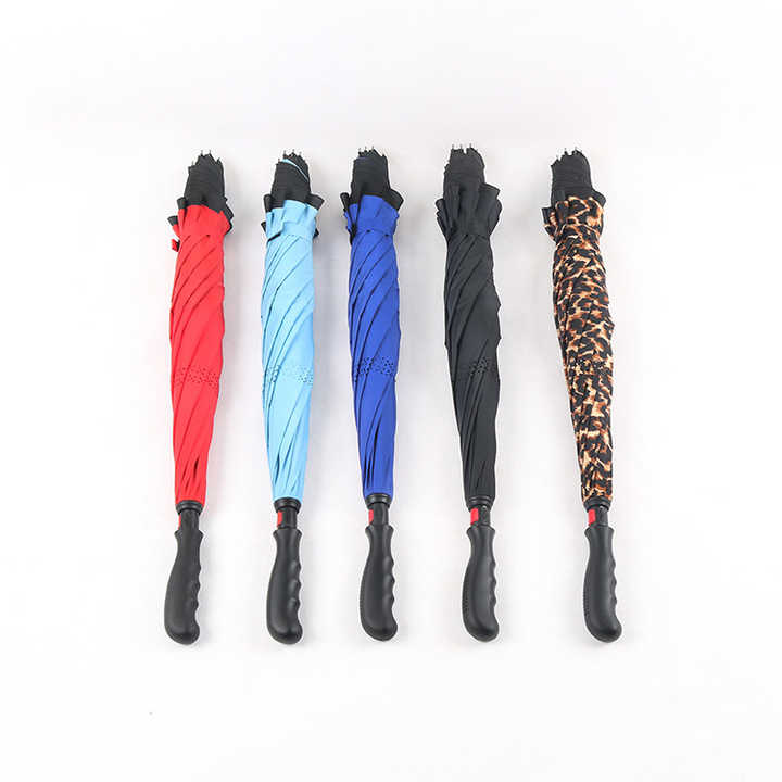 DD2691 Large Self Standing Straight Handle Umbrellas Double Layer ...