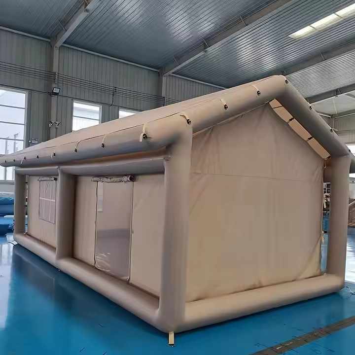 Two-room Waterproof Outdoor Inflatable Camping Tent for Family Use