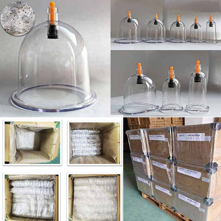 9 Size 500 Hijama Cups - Mix Vacuum Cupping Therapy Equipment