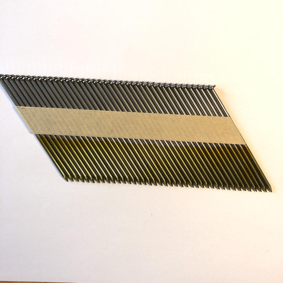 34 Degree d Head Paper Strip Nails Galvanized Framing Nails for Wood ...