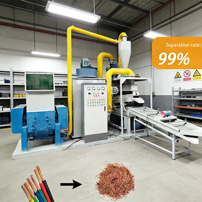 Multi-Function Copper Wire Cable Granulator Separator Machine for Scrap ...