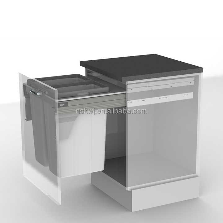 Kitchen Built in Recycle Bin - 2 Compartment Garbage Can