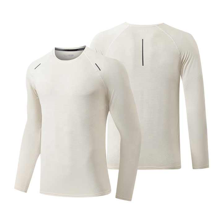 2024 New Quality 90%Polyester 10%Spandex Shirt Long Sleeve O Neck ...
