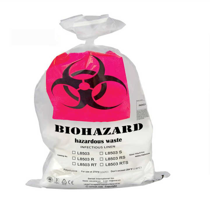 Seroat L8506RS 70L Autoclave Indicator Bag PrintInk Ink-type ...