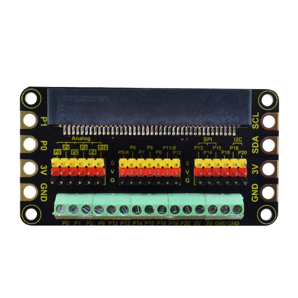 Keyestudio BBC Micro Bit Sensor Shield Terminal Blocks Shield Board for ...