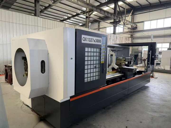 QK1327 Heavy Duty Fully Automatic Horizontal Two-Axis CNC Tube Lathe Best Price Flat Bed CNC ...