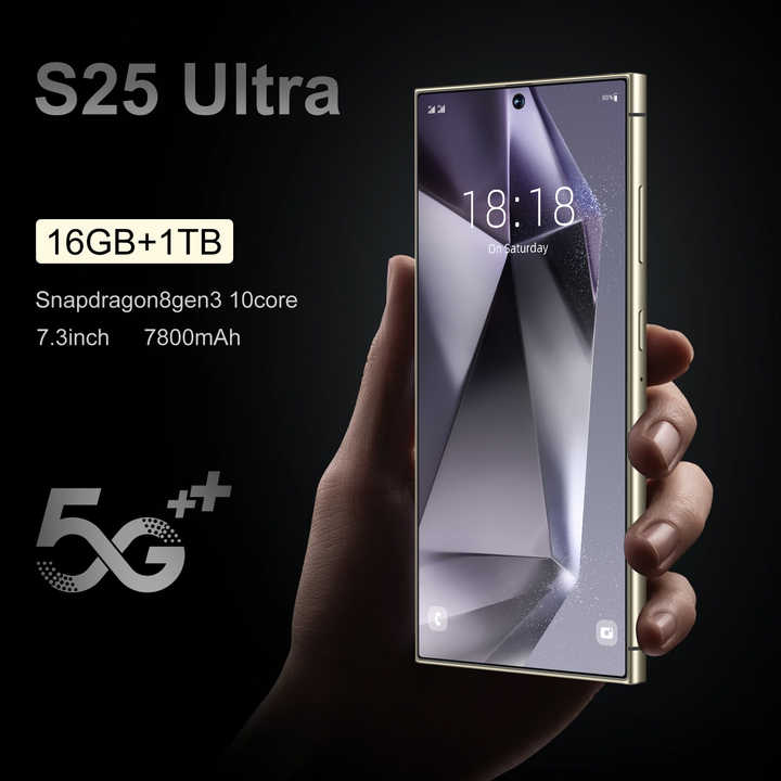 New S25 Ultra Smartphone with 108MP Camera and 16GB RAM