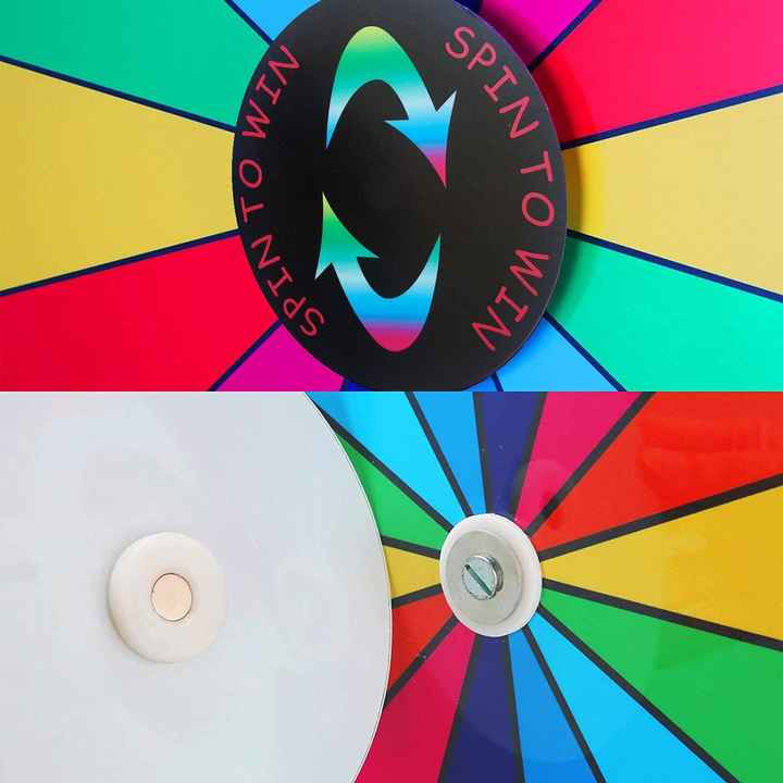 Prize Wheel with Folding Tripod - Adjustable & Fun Game