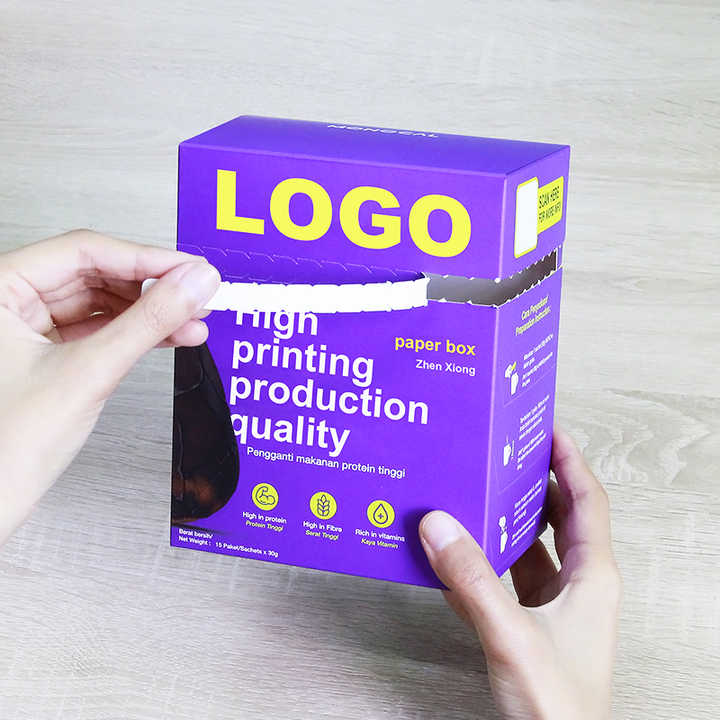 Packaging Box with Tear Strip - Customizable & Recyclable