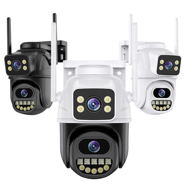 PEGATAH ICsee 4K 8MP WiFi Außen kamera Doppel objektiv Kamera CCTV ...