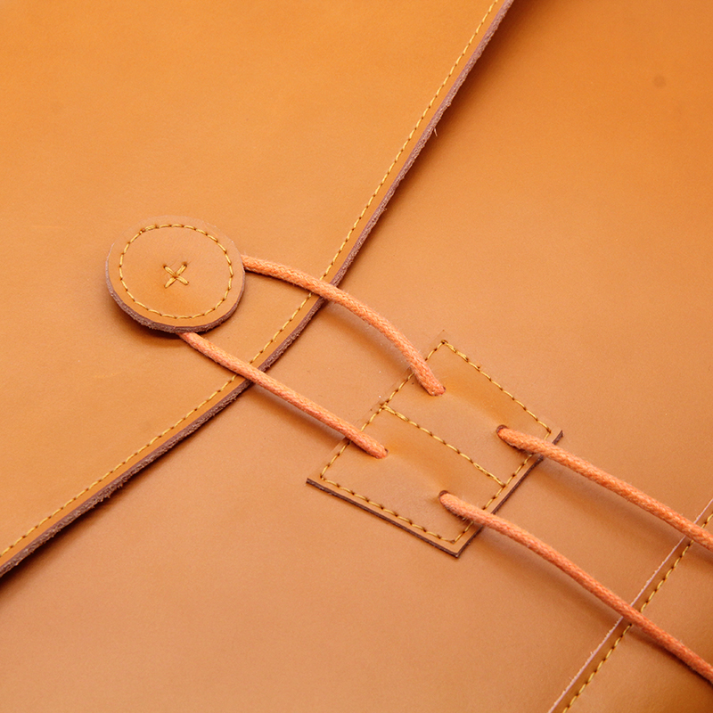 Genuine Leather Document Envelopes - Durable & Customizable