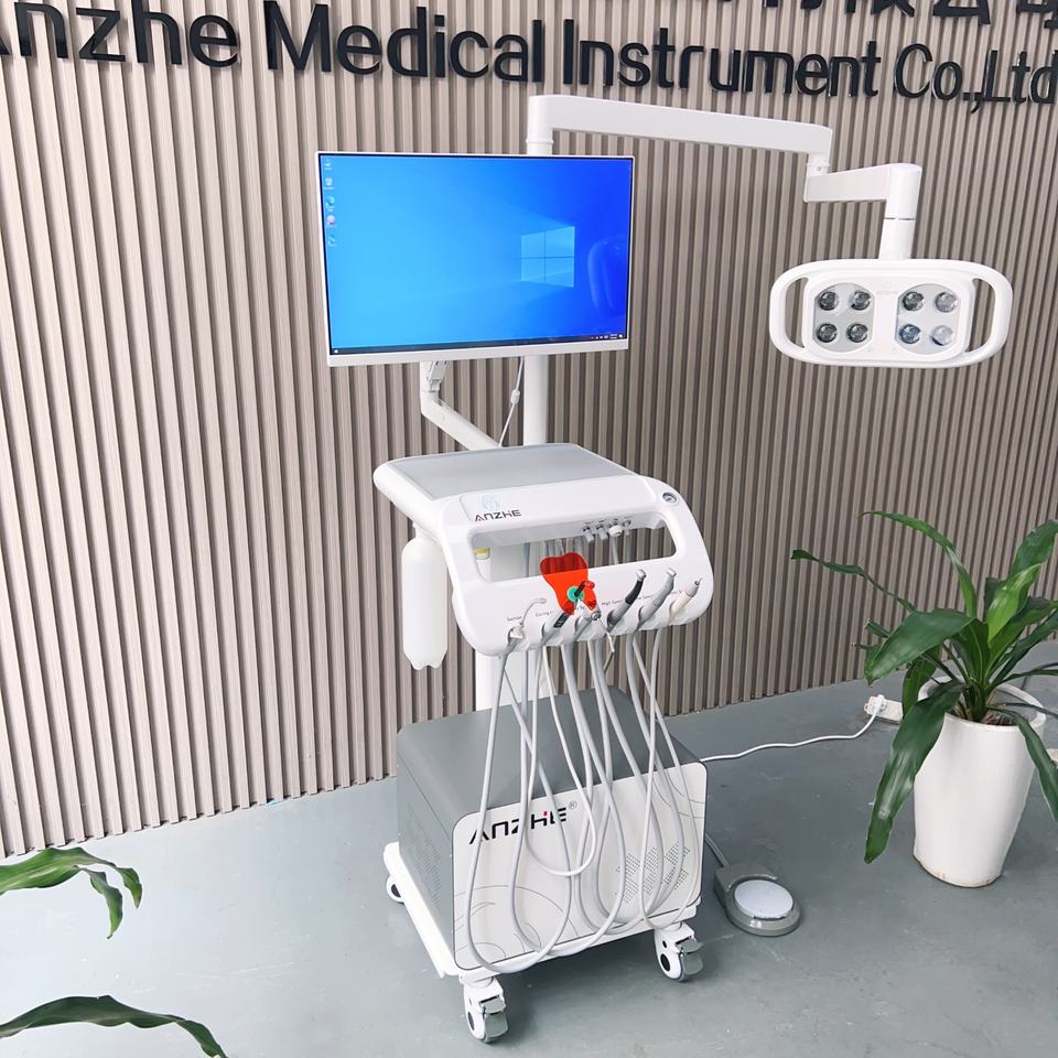Veterinary Pet Dental Treatment Machine Mobile Vet Dental Cart for Dog ...