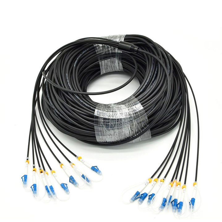 Duplex Ruggedised LC Multimode Armoured UPC Patch Cord Communication ...