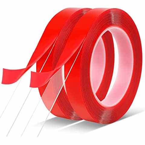 Transparent Red Film High Viscosity Double sided Acrylic Tape| Alibaba.com
